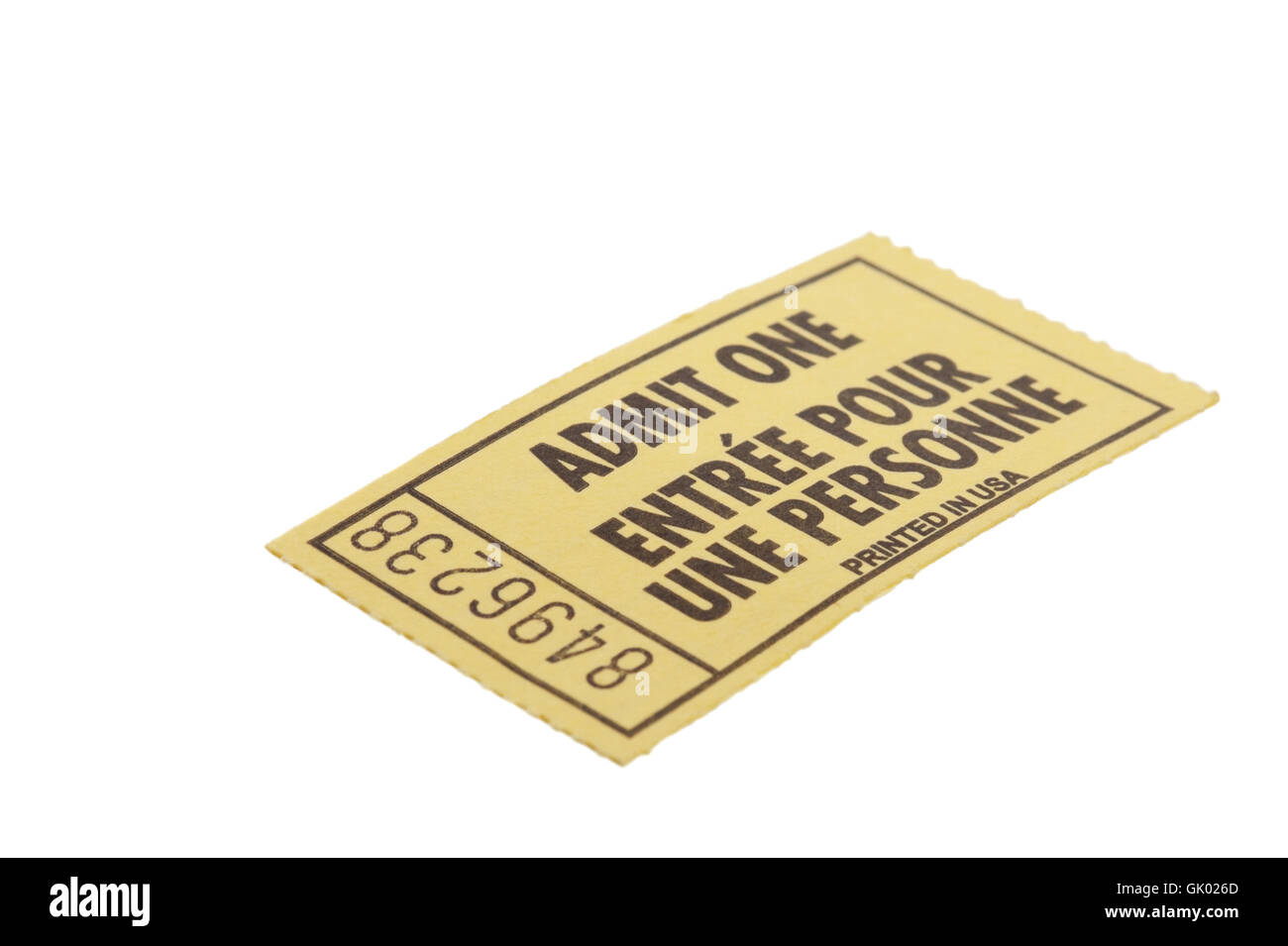 Concert ticket stub hi-res stock photography and images - Alamy