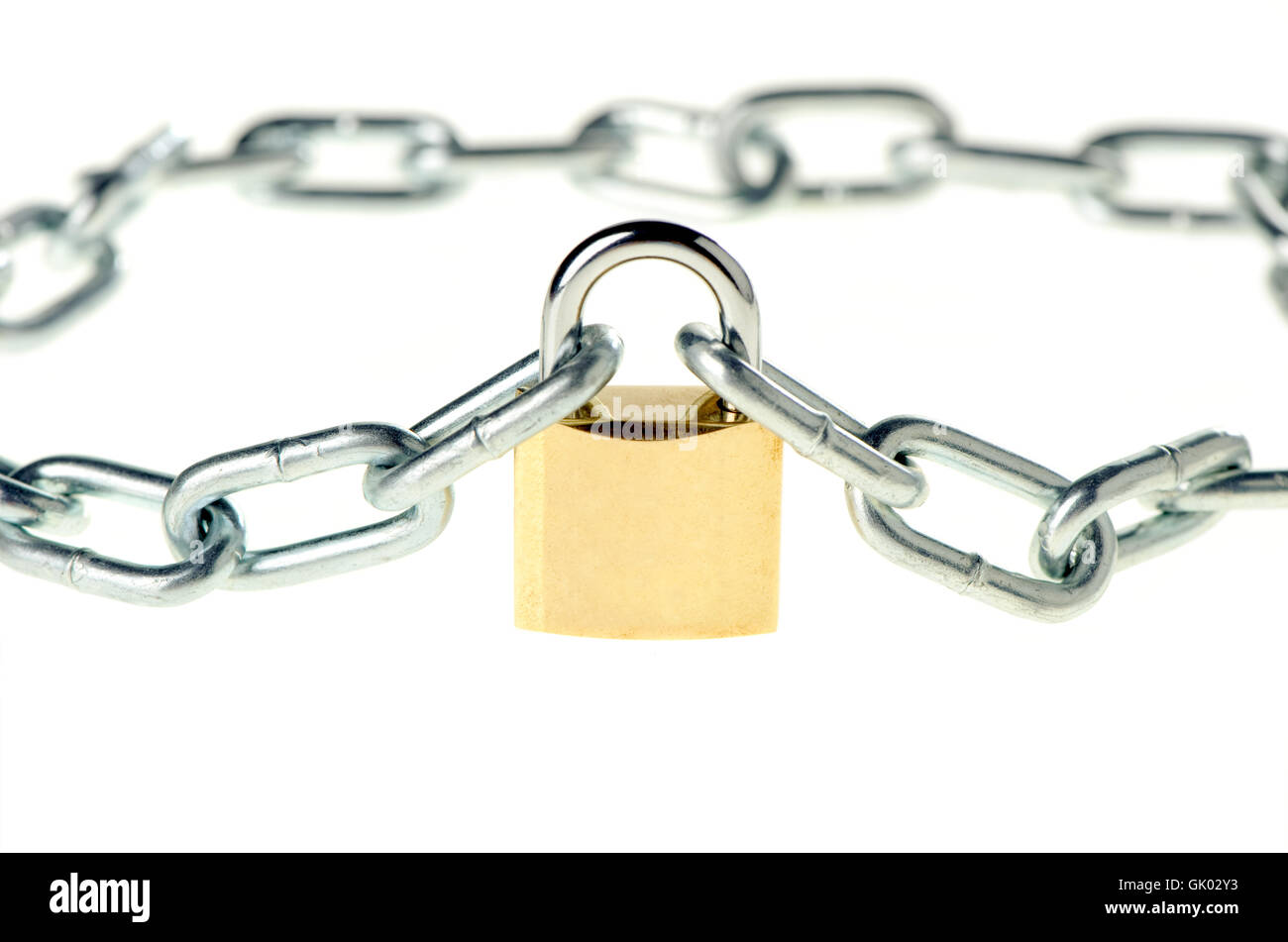 The lock with chain Stock Photo - Alamy