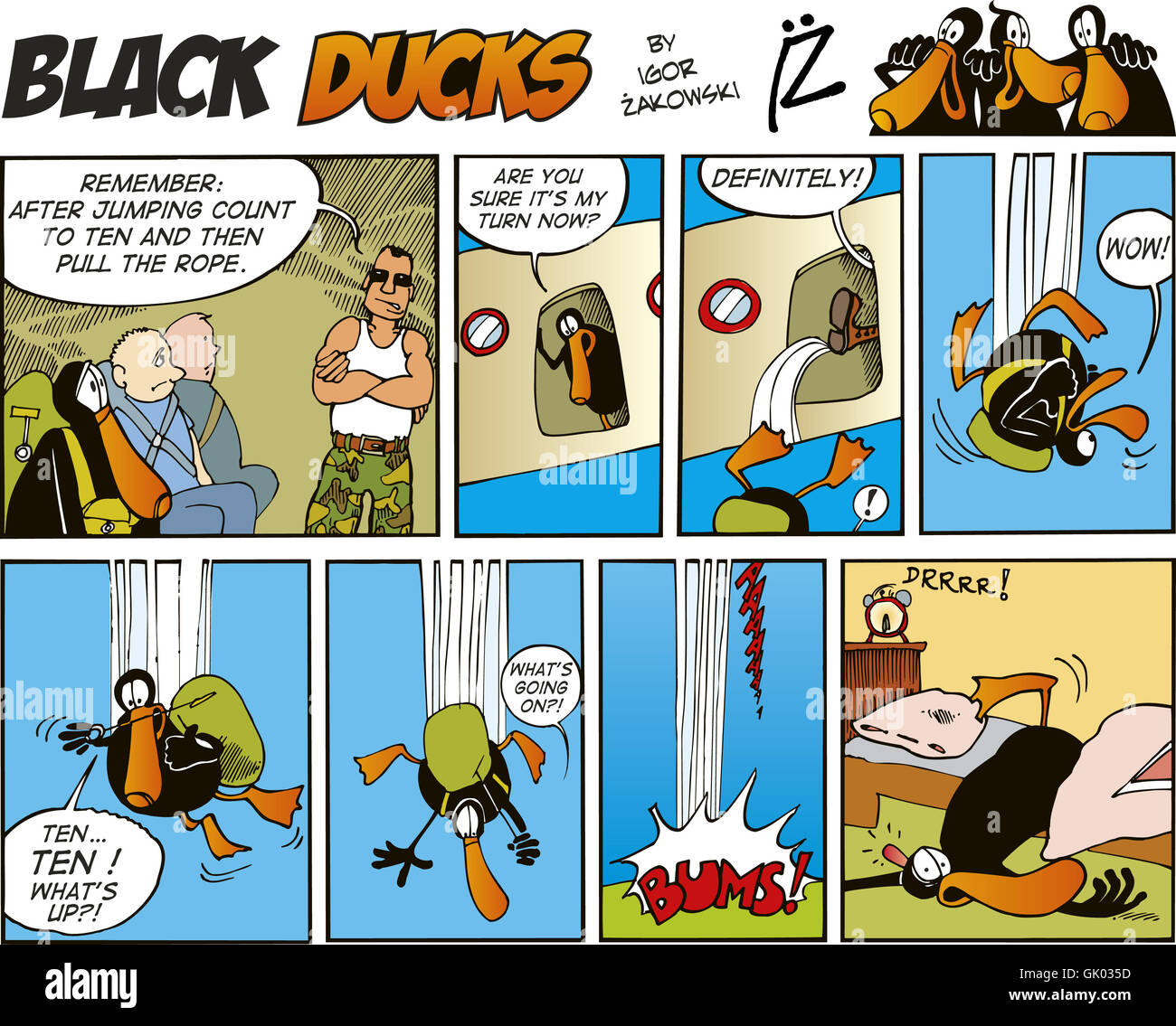Black Ducks Comics episode 8 Stock Photo - Alamy