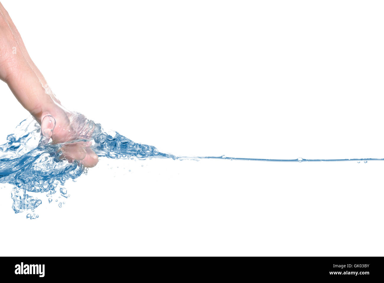 hand in water Stock Photo - Alamy