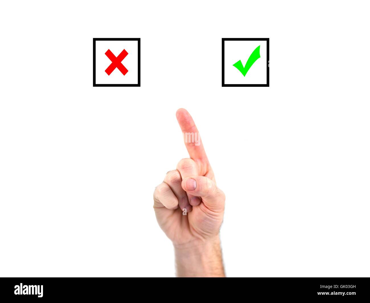 Yes Or No Stock Photo - Alamy
