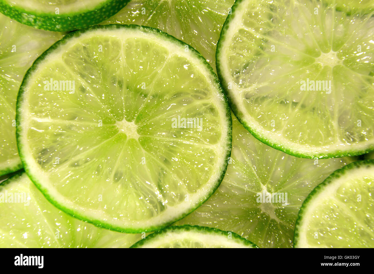 The Perfect Slice Limes Stock Photo - Alamy