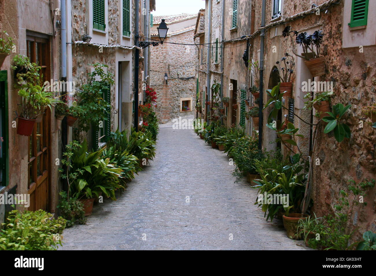Beautiful street in valldemossa hi-res stock photography and images - Alamy