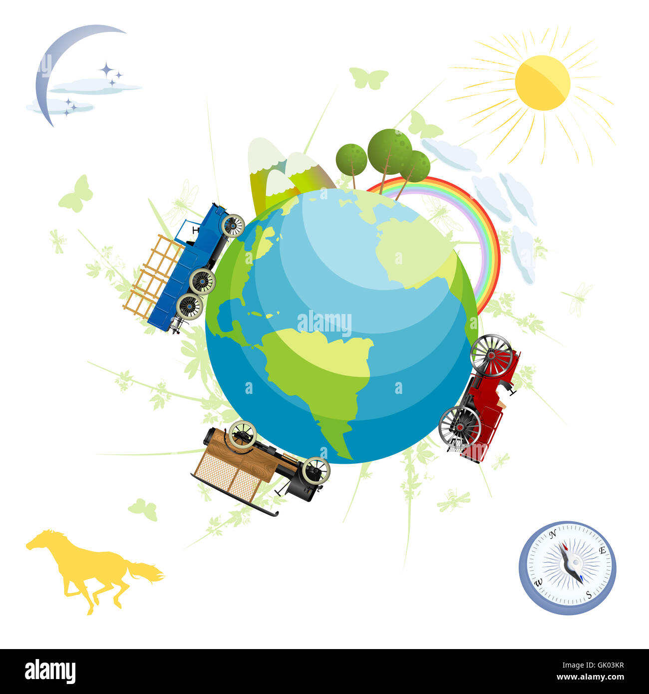 Planet earth planet earth sun and ecology hi-res stock photography and ...