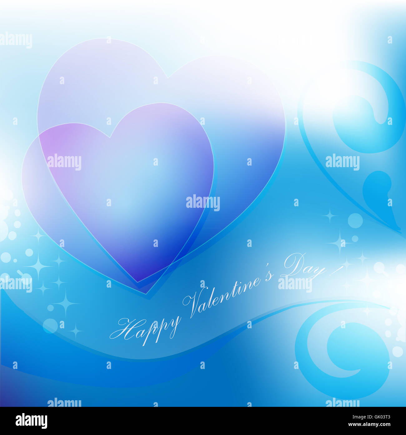 valentines background - blue Stock Photo - Alamy