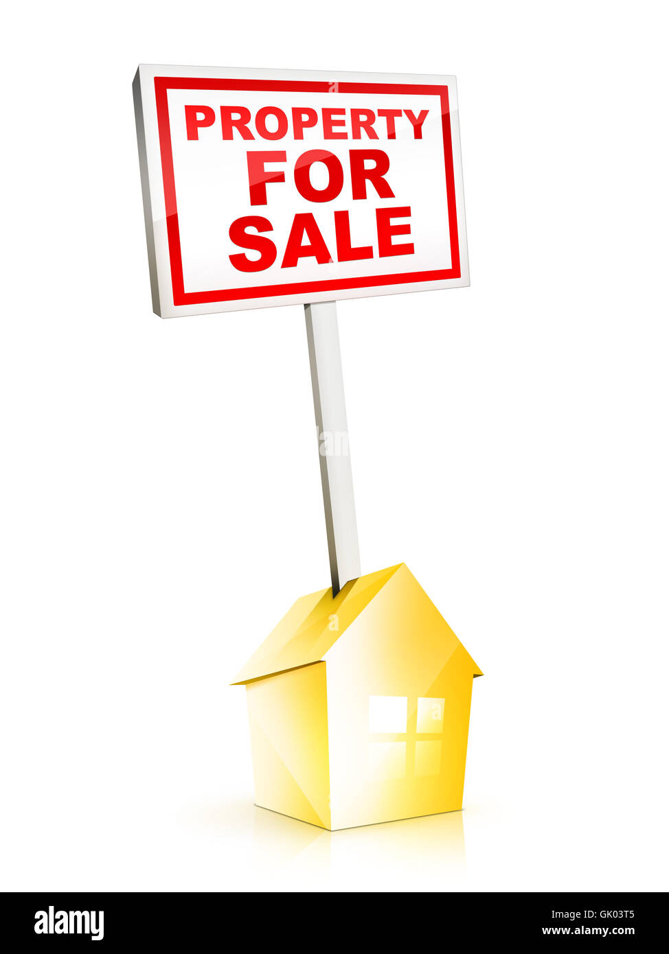 Sign - Property For Sale Stock Photo - Alamy