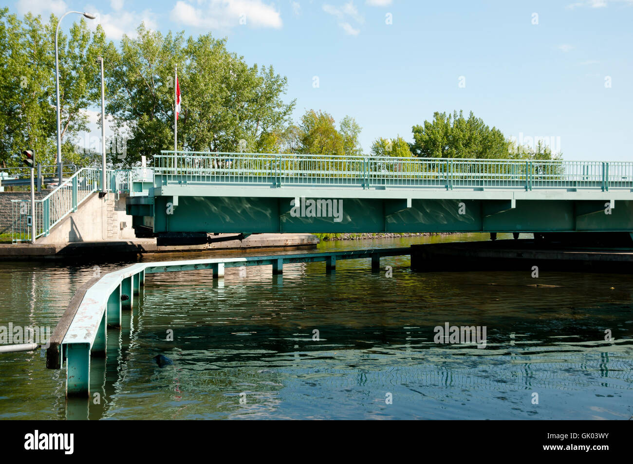 Chambly Canal Bridge - Quebec - Canada Stock Photo - Alamy