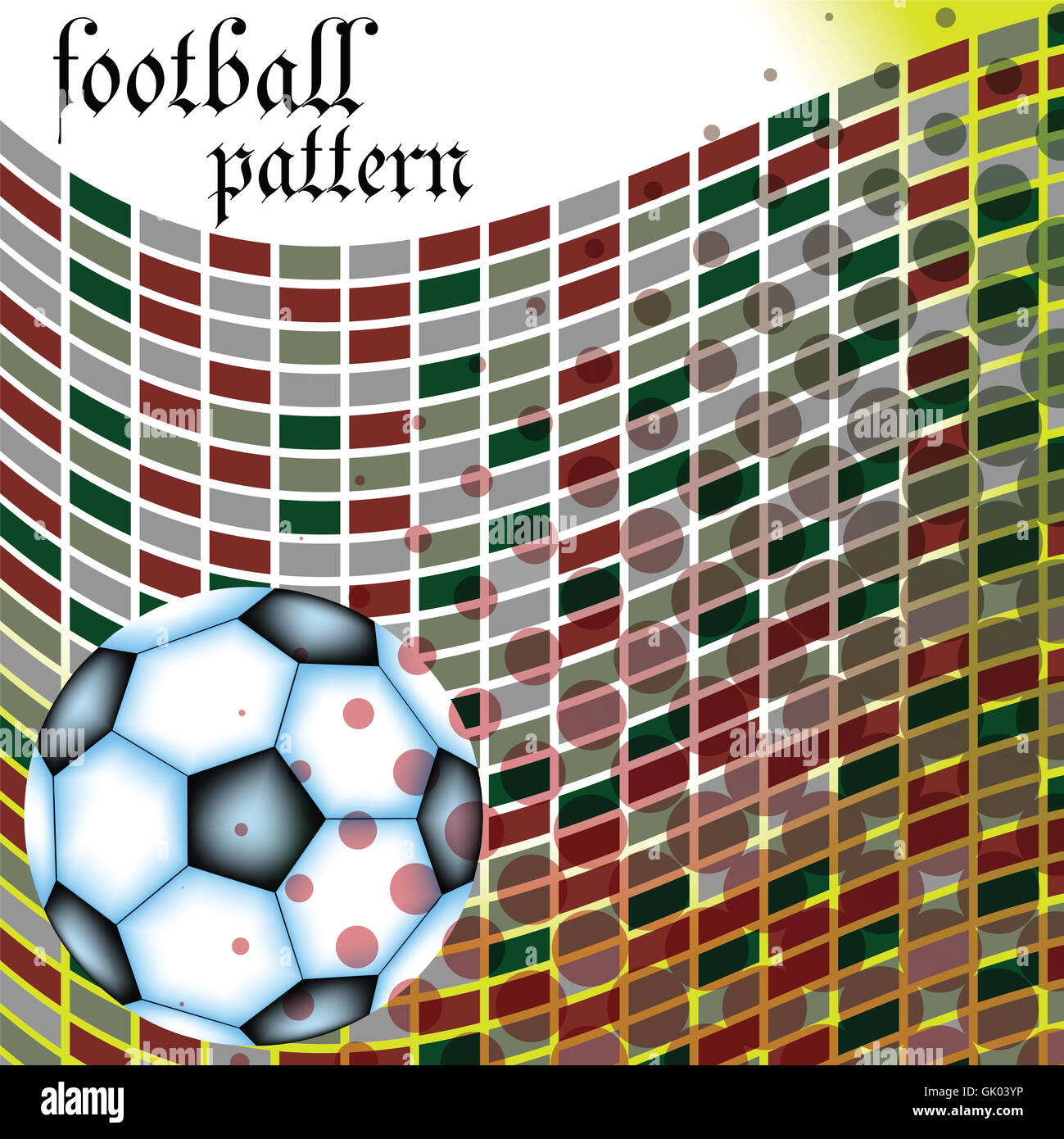 Football vector pattern hi-res stock photography and images - Alamy