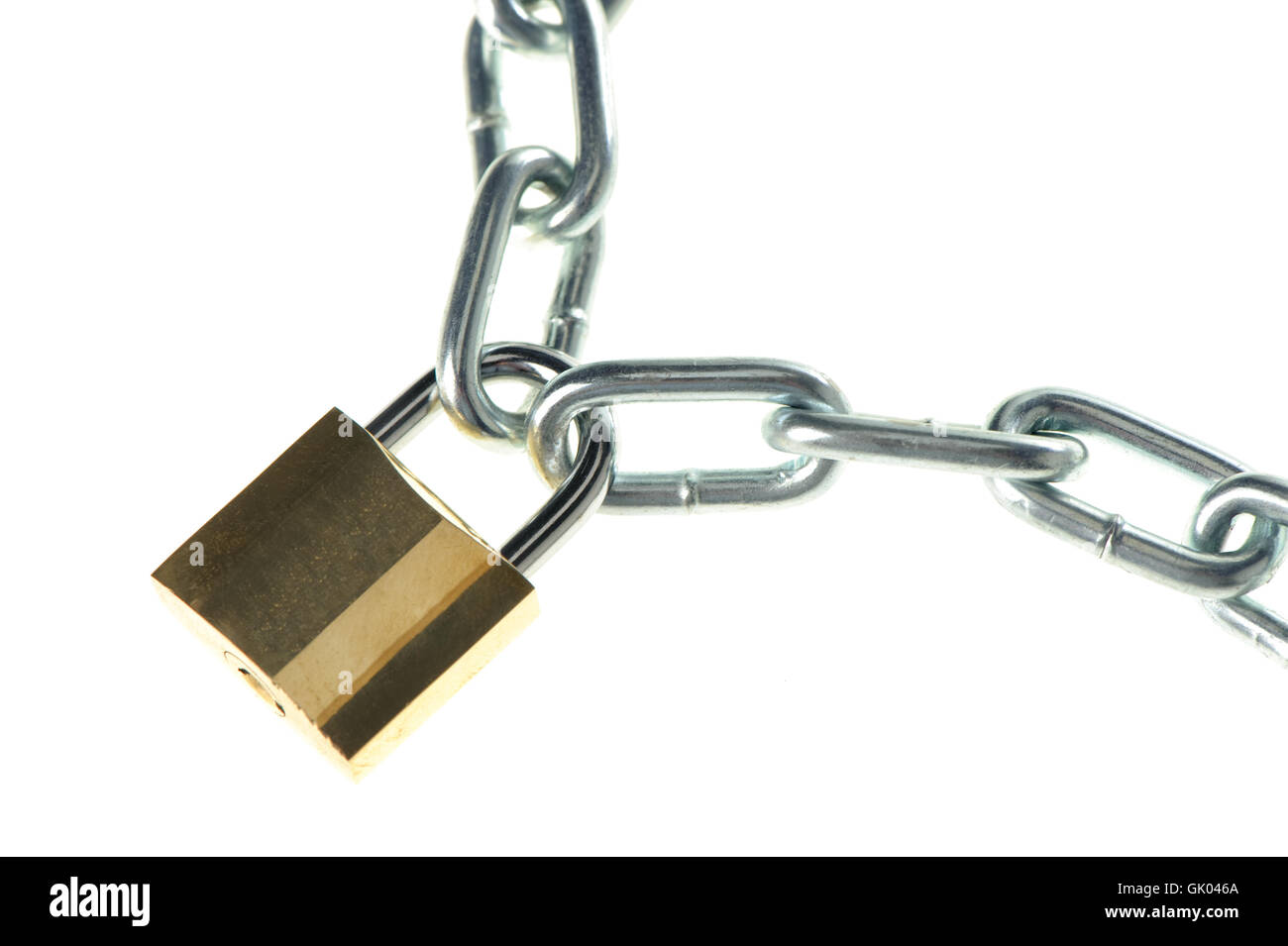 The lock with chain Stock Photo - Alamy