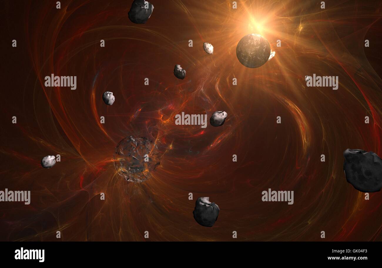 space universe hell Stock Photo - Alamy