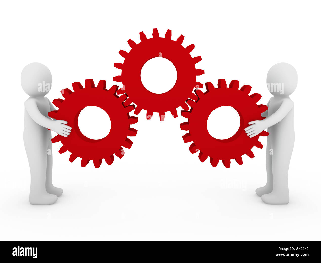 Cartoon gear construction engine work hi-res stock photography and ...