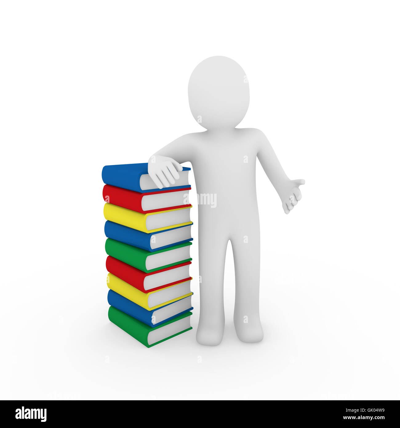 3d human book hi-res stock photography and images - Alamy