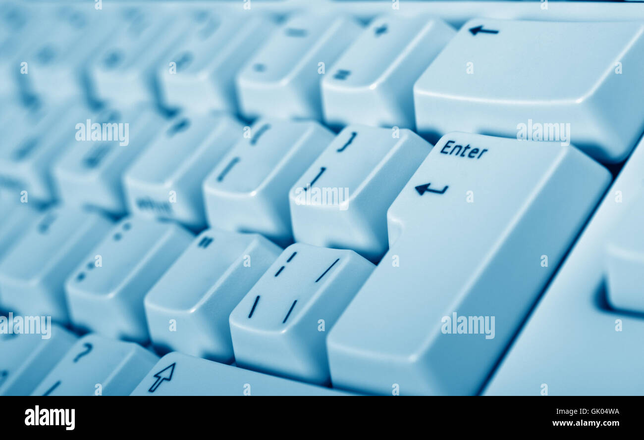 keyboard soft blue Stock Photo - Alamy