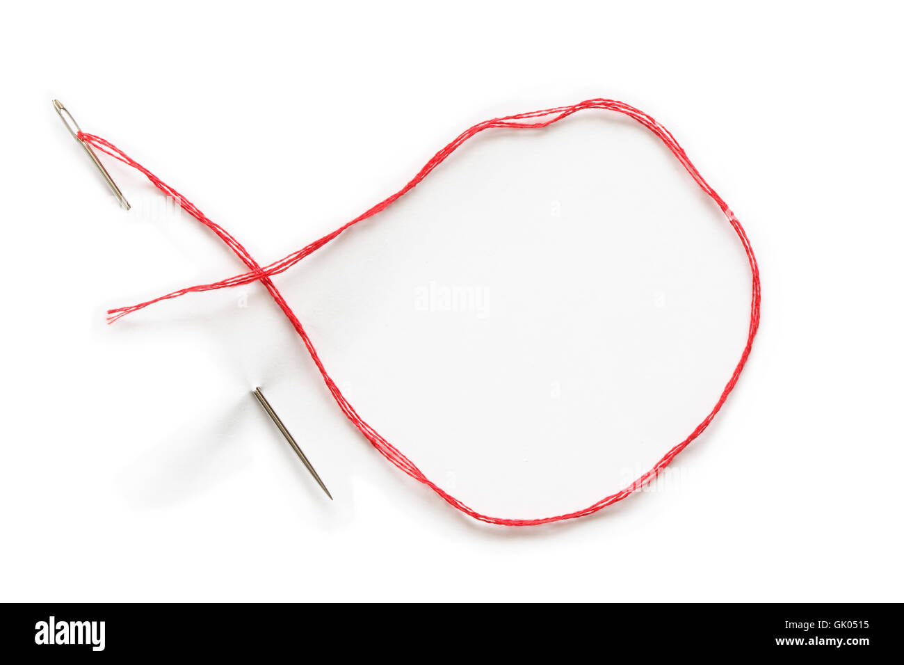 Needle And Thread Stock Photo - Alamy