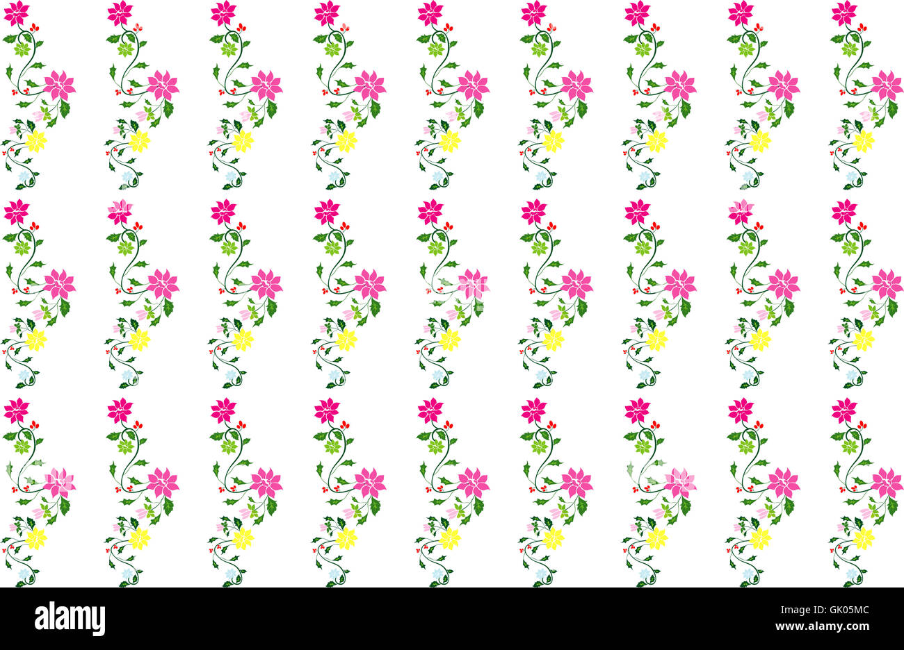 flower plant pattern Stock Photo - Alamy