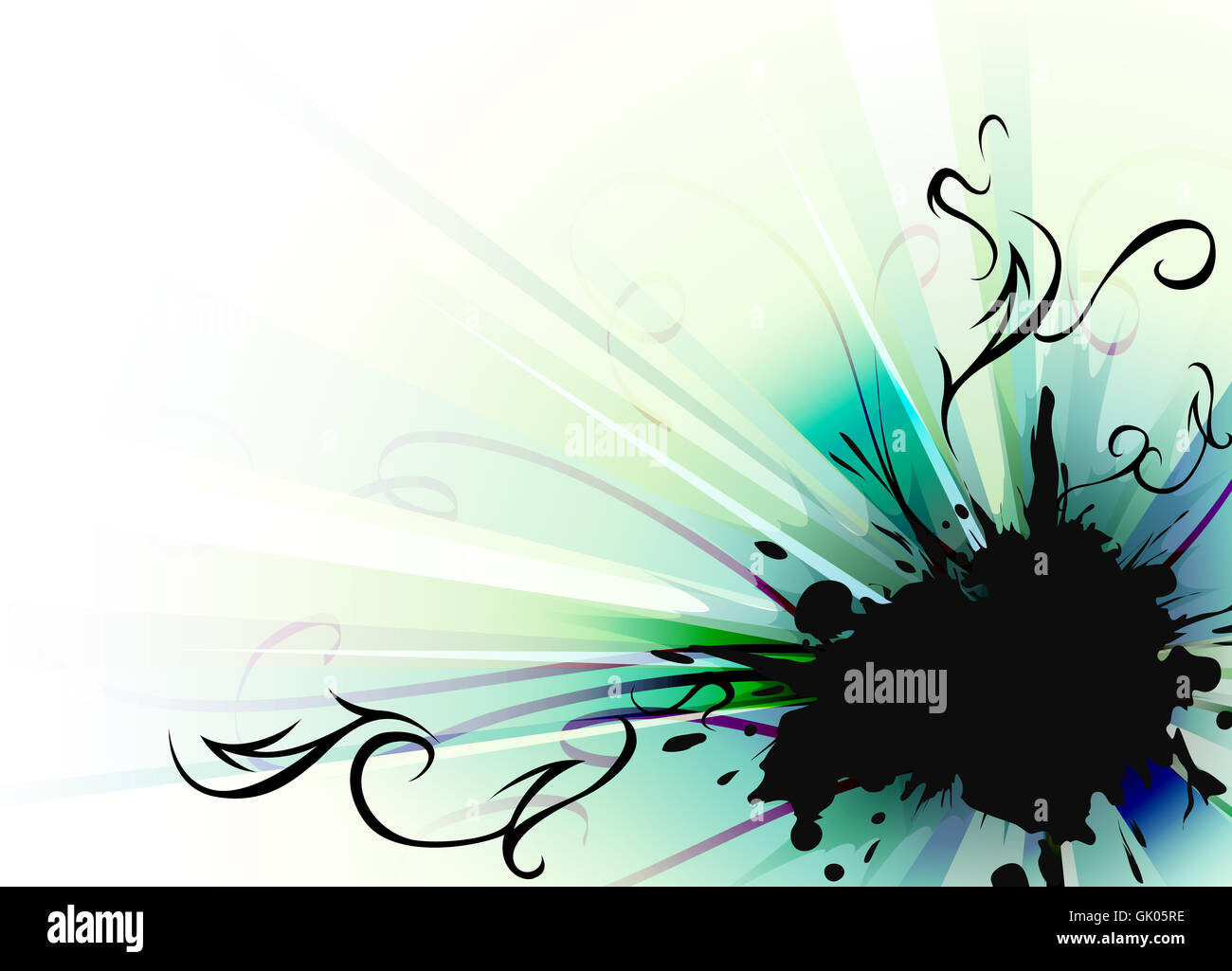 Wallpaper ray pattern hi-res stock photography and images - Alamy