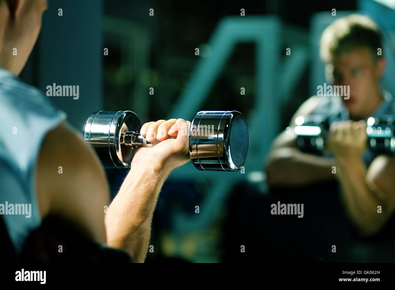 bodybuilding raise exercise Stock Photo - Alamy