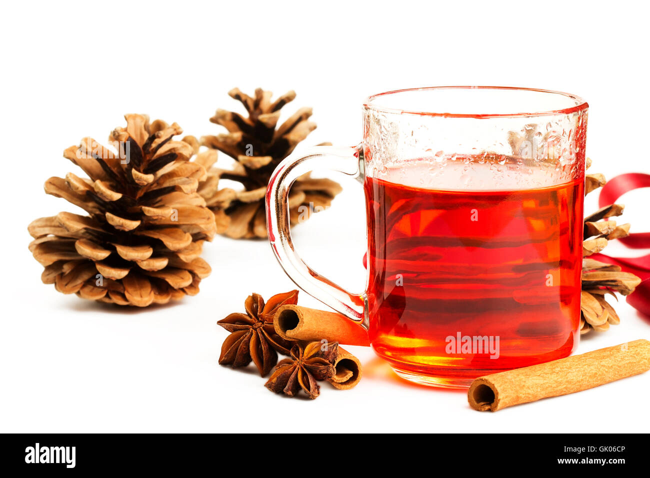 Cup fir tree tea Cut Out Stock Images & Pictures - Alamy