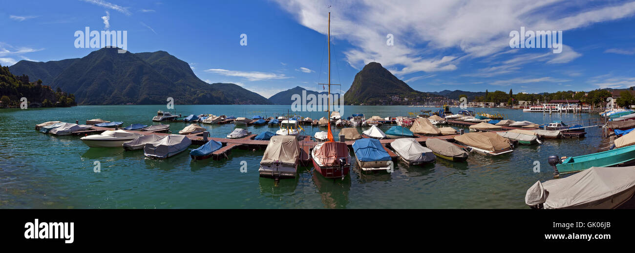 switzerland harbor outing Stock Photo - Alamy