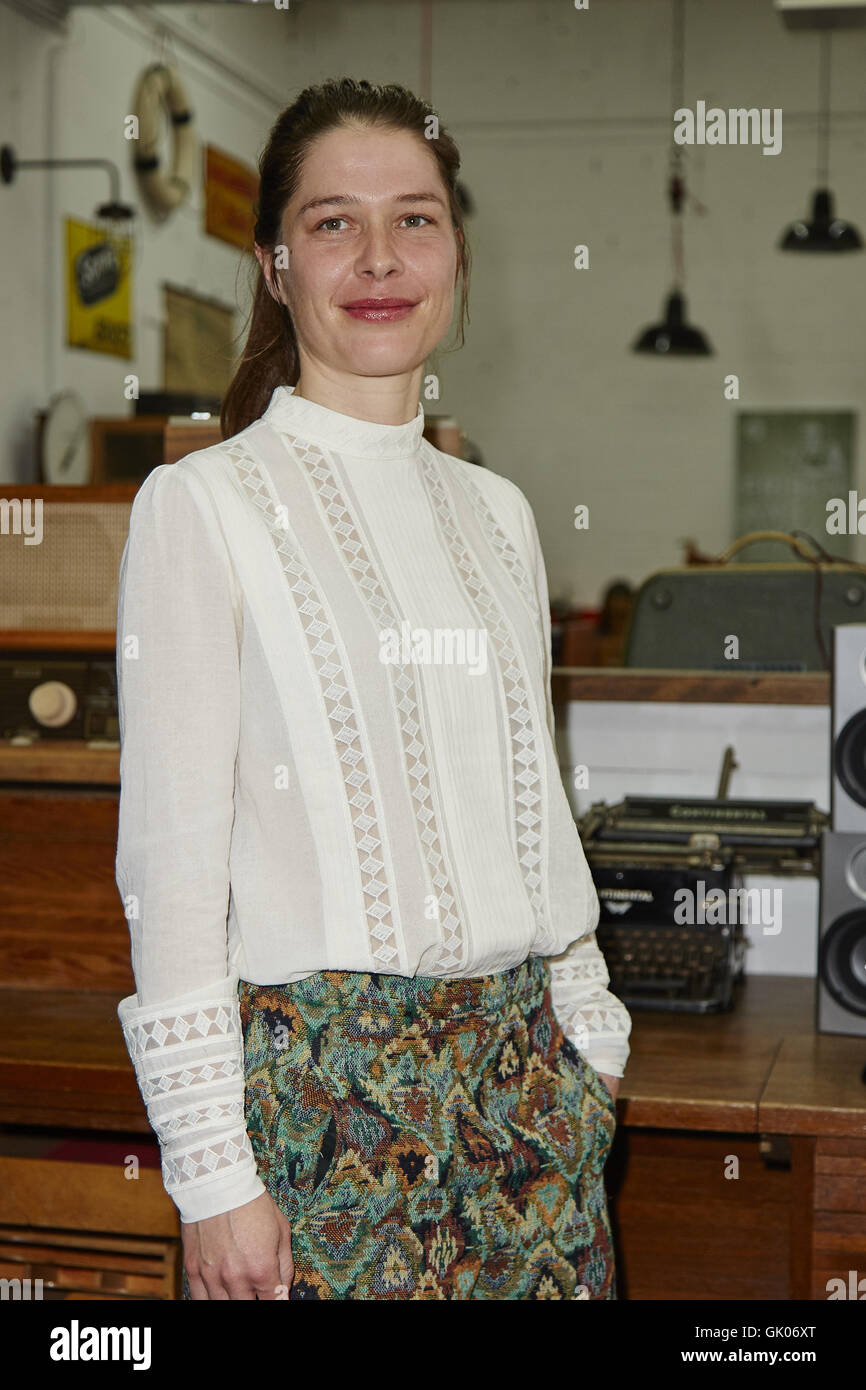 New ARD series "Frau Temme sucht das Glueck" Featuring: Meike Droste ...