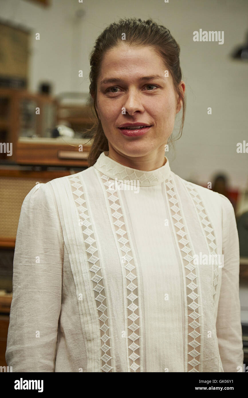 New ARD series "Frau Temme sucht das Glueck" Featuring: Meike Droste ...