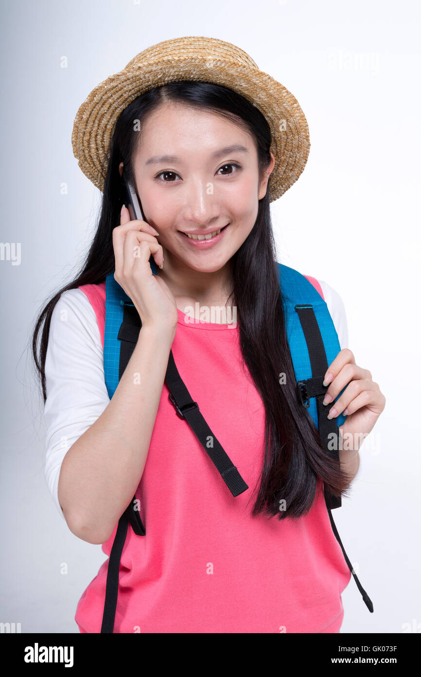 Young woman studio shot Stock Photo - Alamy