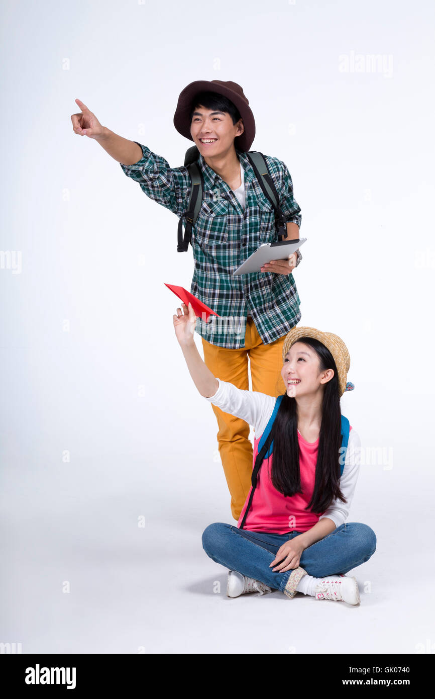 Studio shot young couples Stock Photo - Alamy