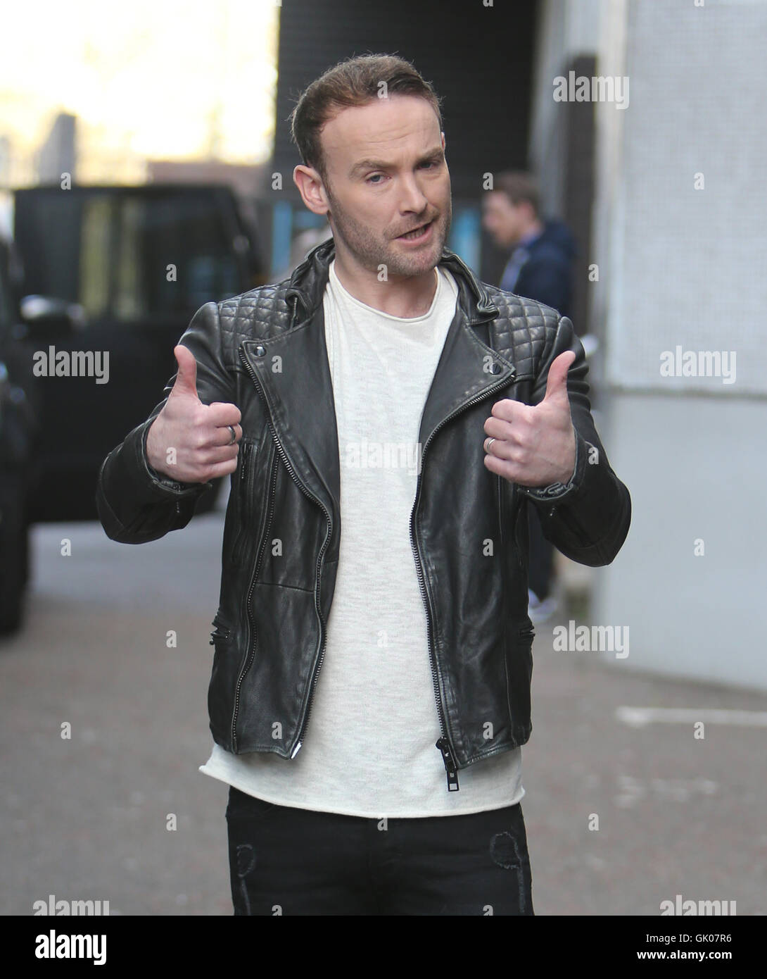 Kevin Simm outside ITV Studios Featuring: Kevin Simm Where: London ...
