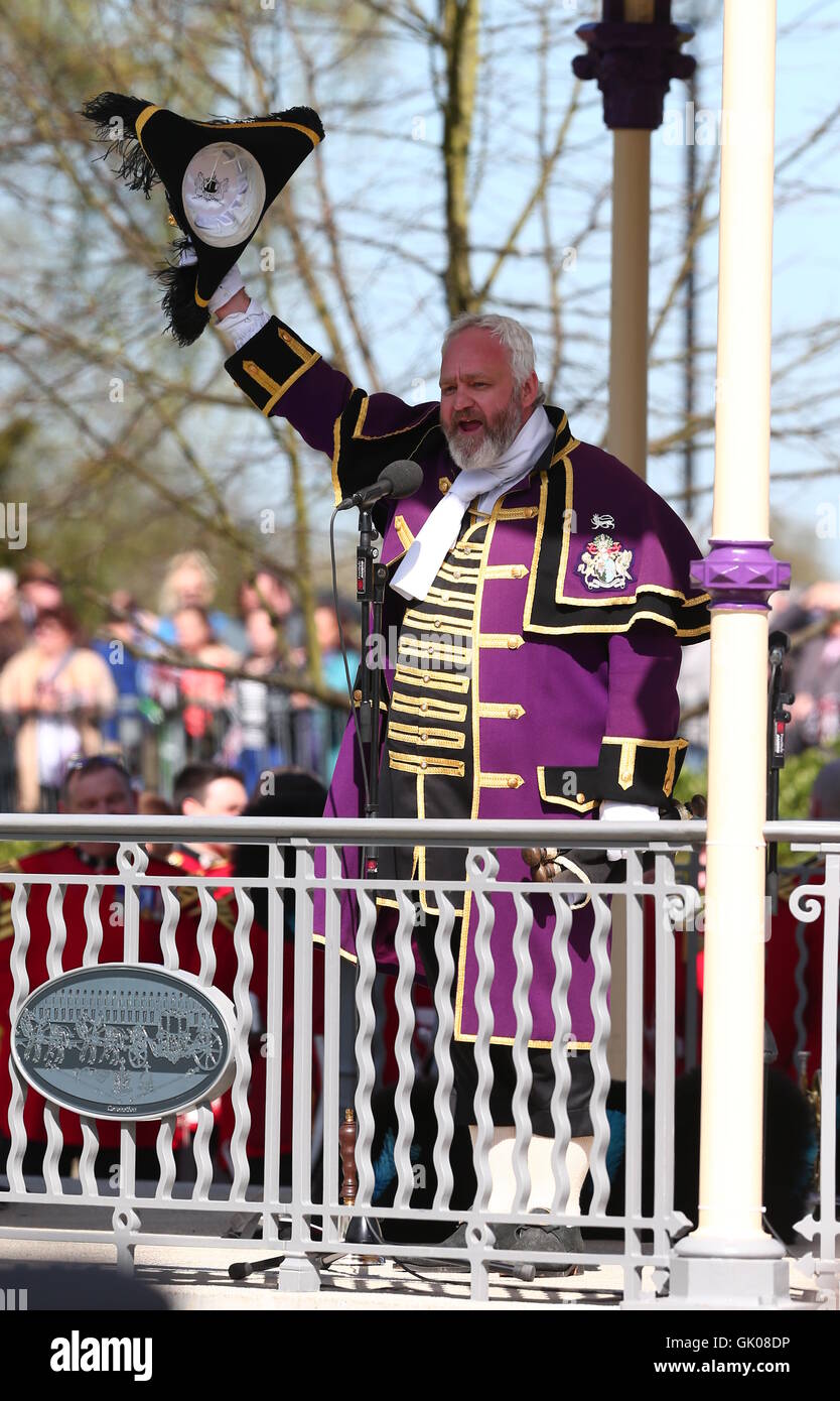 The Queen, accompanied by The Duke of Edinburgh, officially opens the ...