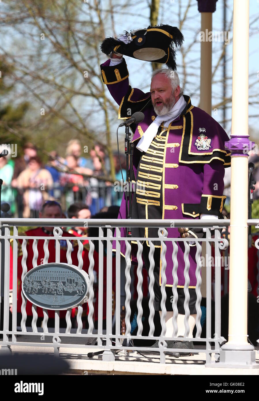 The Queen, accompanied by The Duke of Edinburgh, officially opens the ...