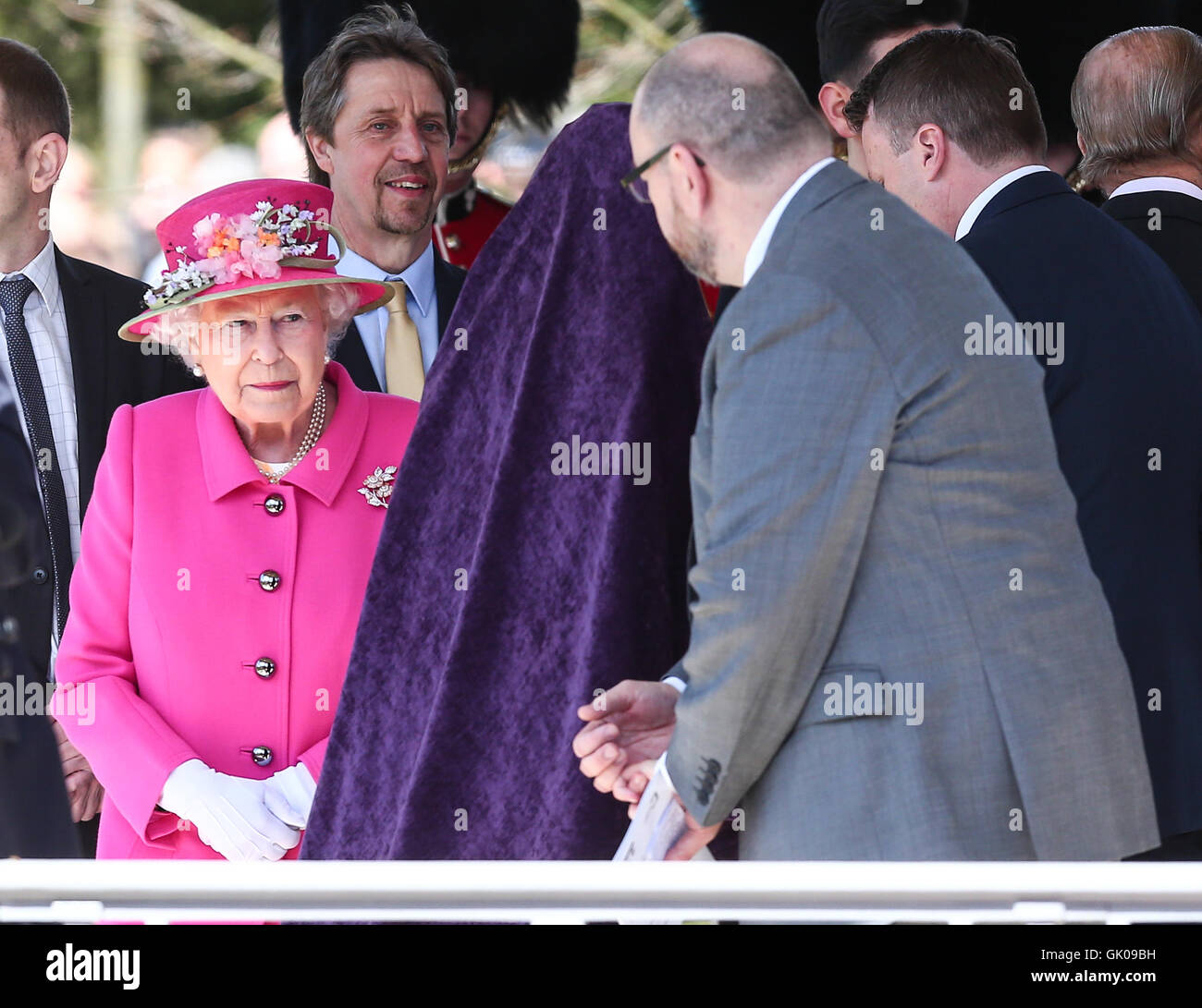 The Queen, accompanied by the Duke of Edinburgh, officially opens the ...