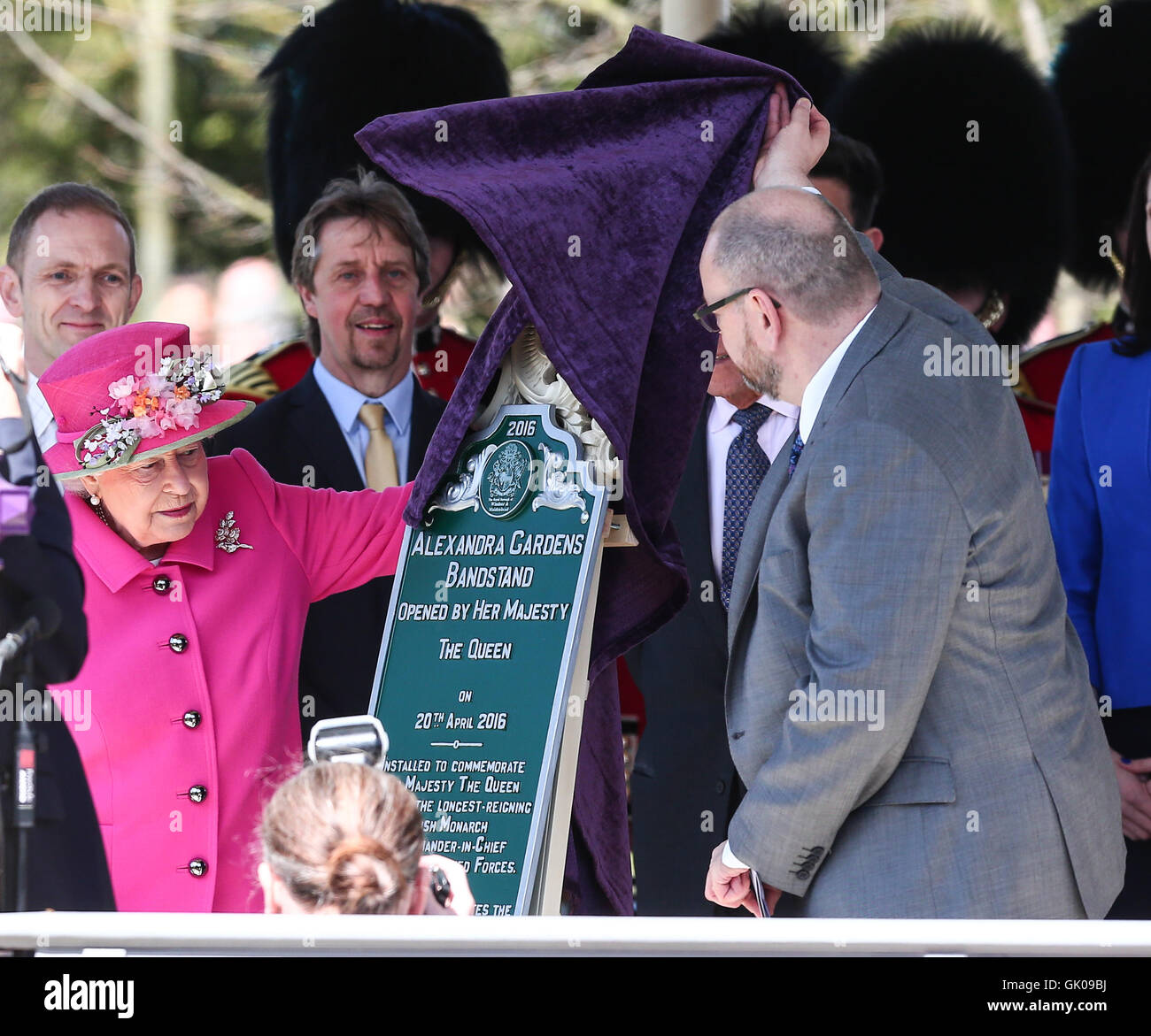 The Queen, accompanied by the Duke of Edinburgh, officially opens the ...