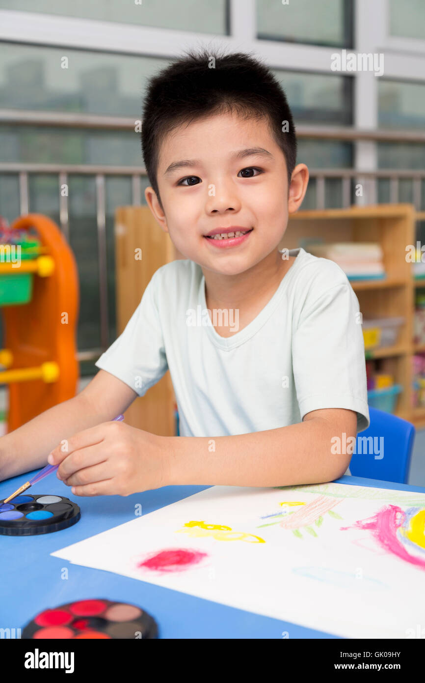 Children playing in kindergarten Stock Photo - Alamy