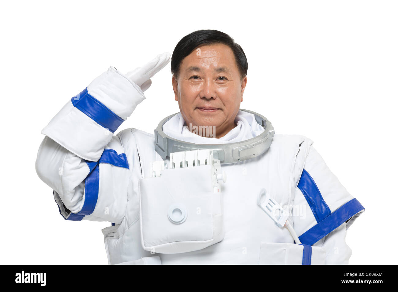 Studio shot male astronauts Stock Photo - Alamy