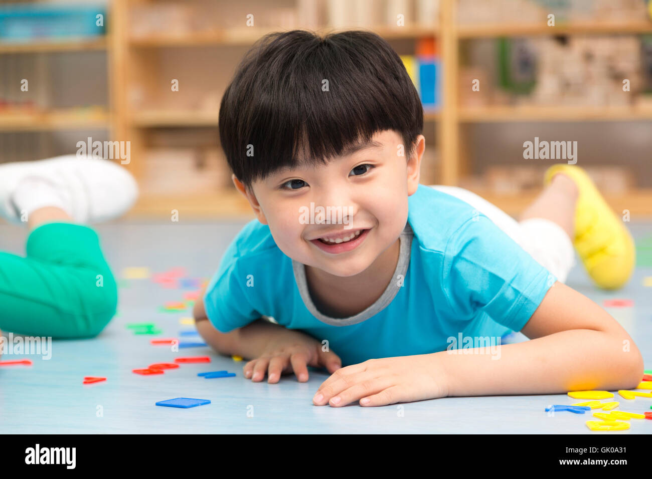 Children playing in kindergarten Stock Photo - Alamy