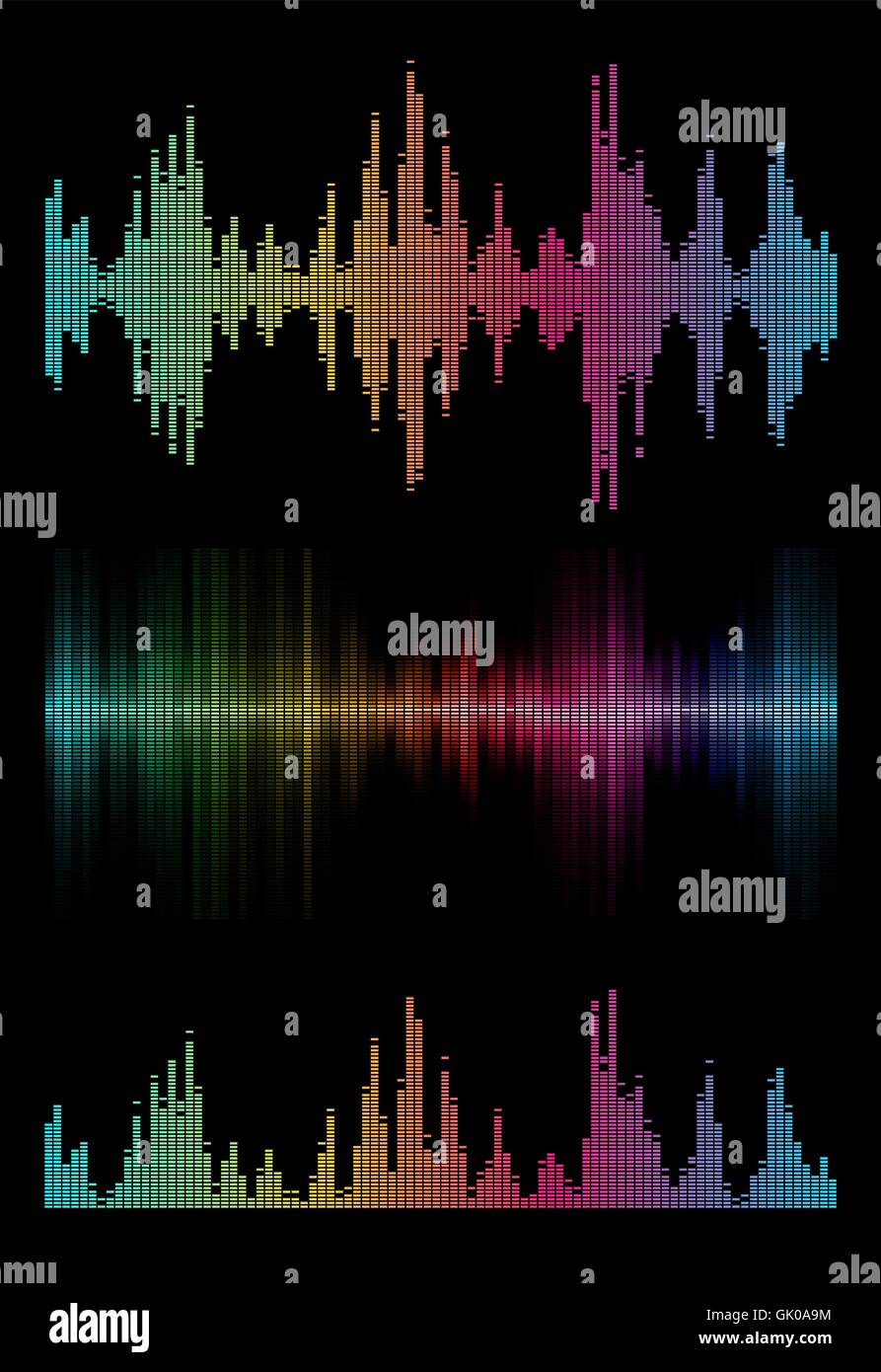 music sound waves Stock Vector Image & Art - Alamy