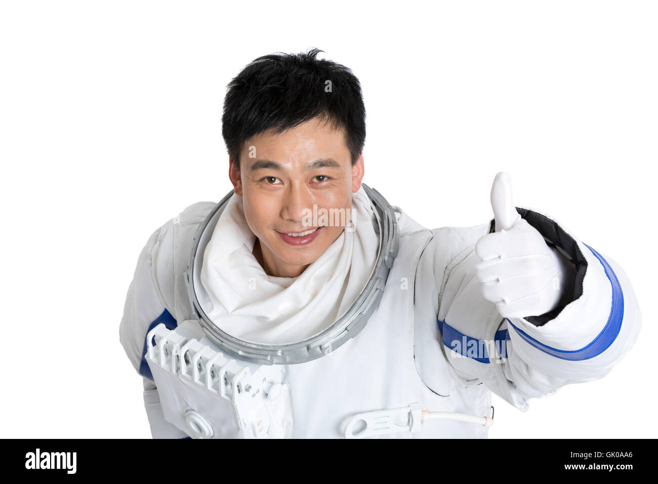 Studio shot male astronauts Stock Photo - Alamy