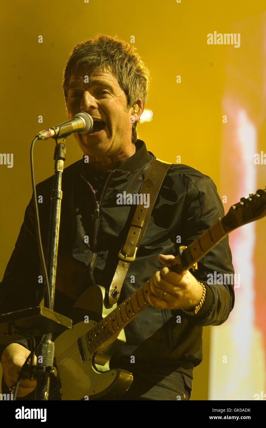 Noel Gallagher's High Flying Birds performing live in concert at the ...