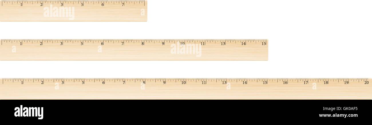 Vector wooden ruler Stock Vector Image & Art - Alamy