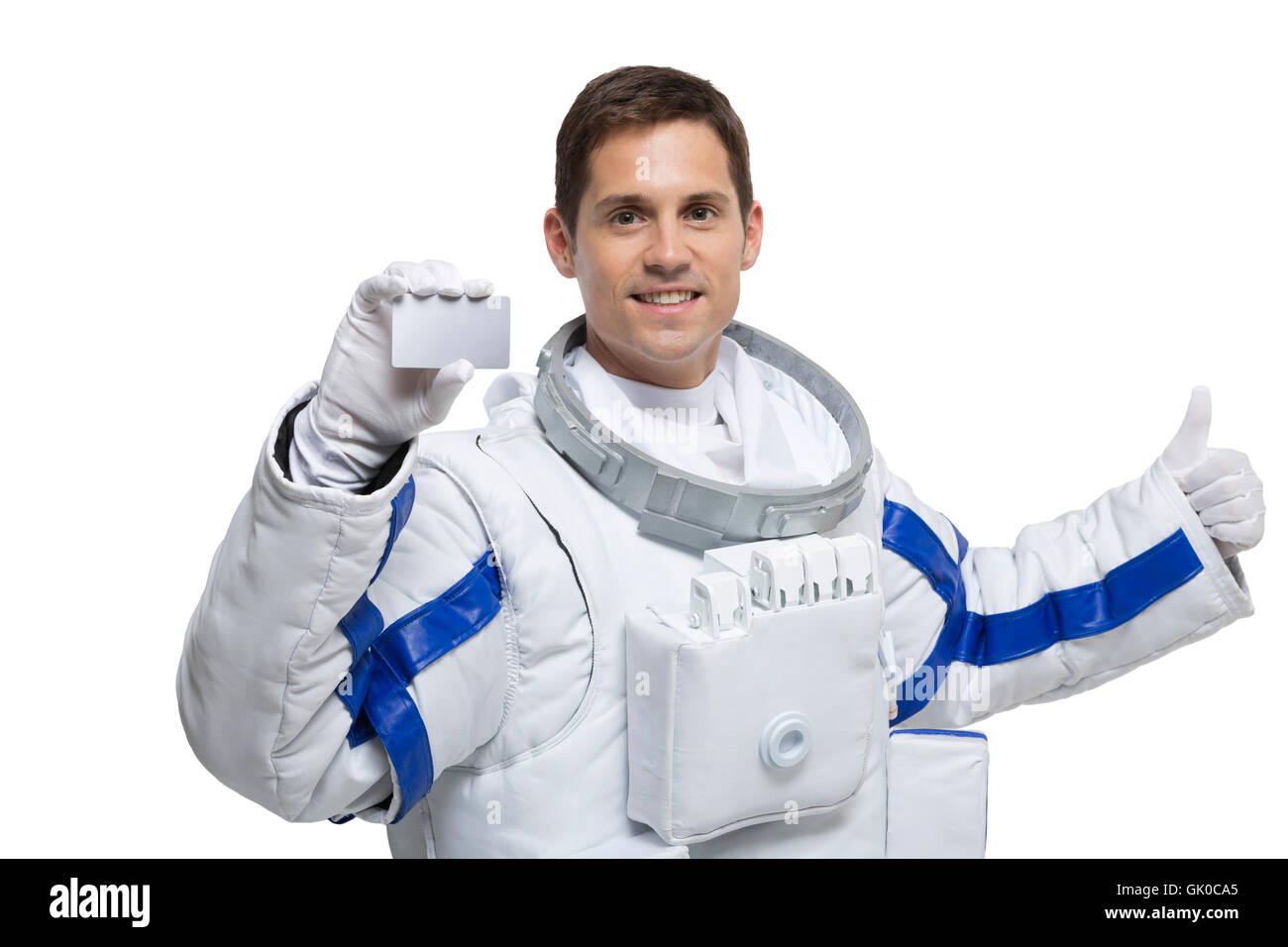Studio shot male astronauts Stock Photo - Alamy