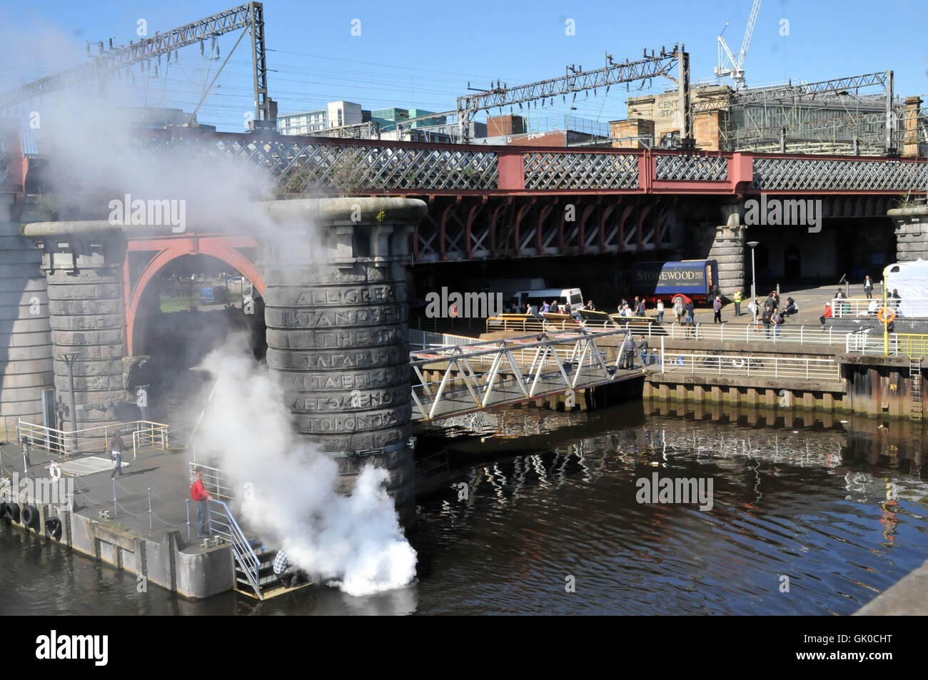 Tim Roth filming the BBC drama 'Rillington Place' in Scotland Featuring ...