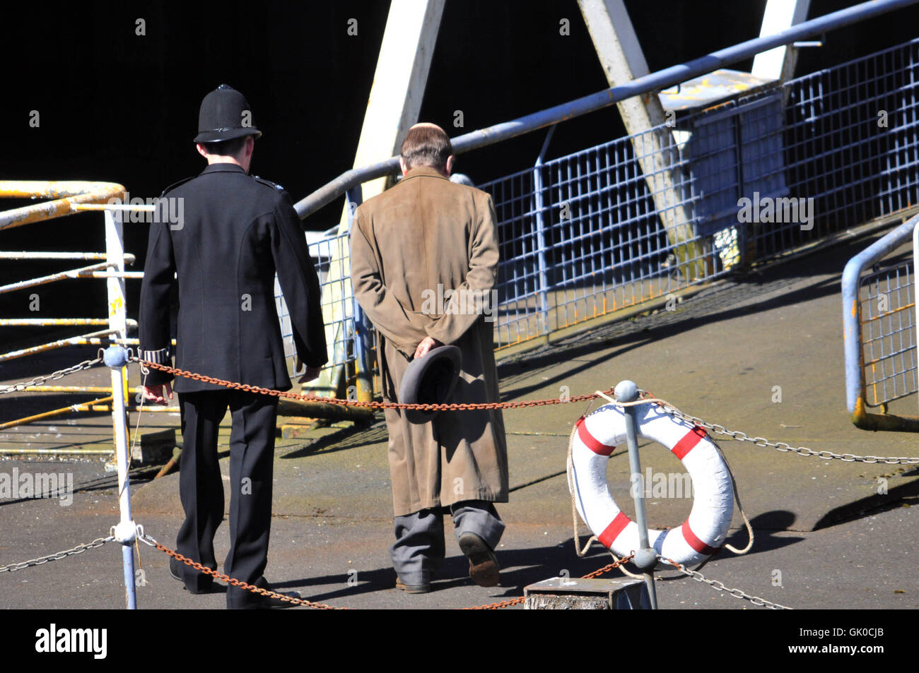Tim Roth filming the BBC drama 'Rillington Place' in Scotland Featuring ...