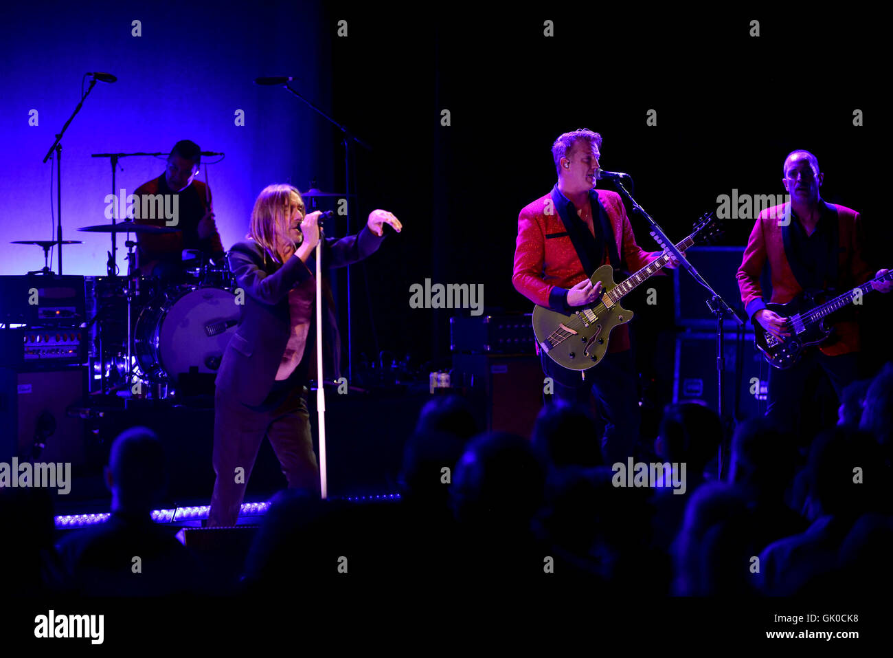 Iggy Pop performing live in concert during his Post Pop Depression Tour ...