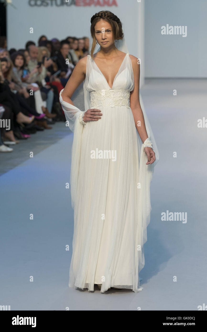 the bridal fashion designer Jose Maria Peiro for whiteday show during ...