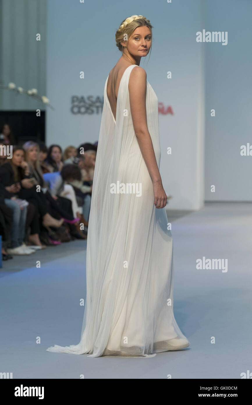 the bridal fashion designer Jose Maria Peiro for whiteday show during ...