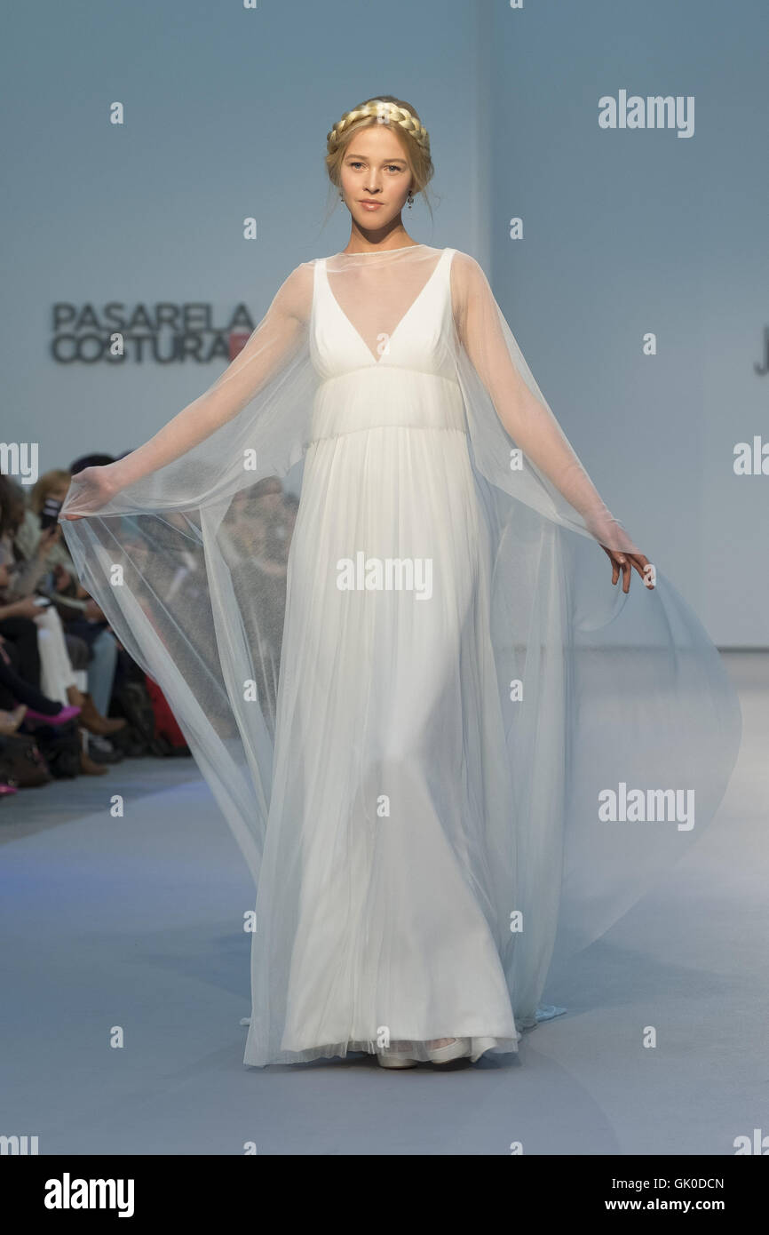 the bridal fashion designer Jose Maria Peiro for whiteday show during ...