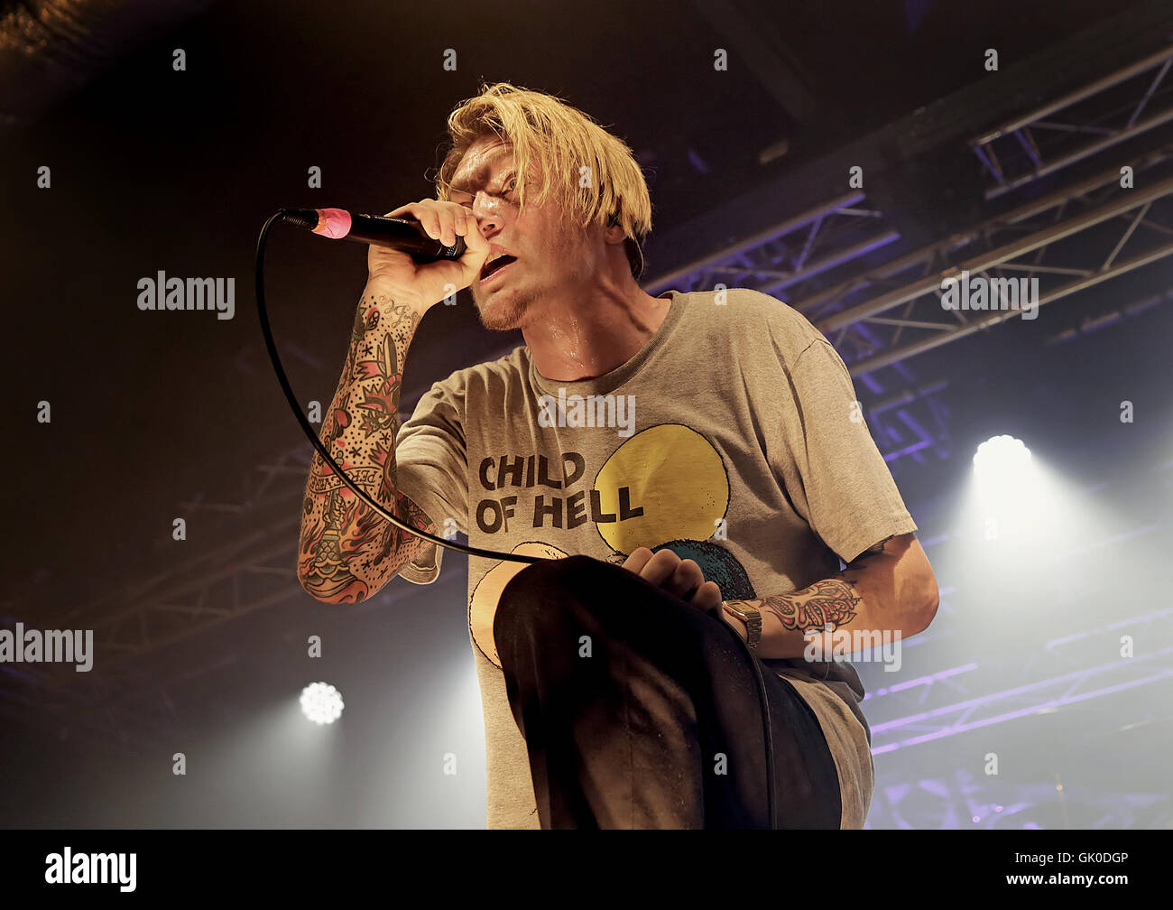 Neck Deep performing at Liverpool O2 Academy Featuring: Neck Deep, Ben ...