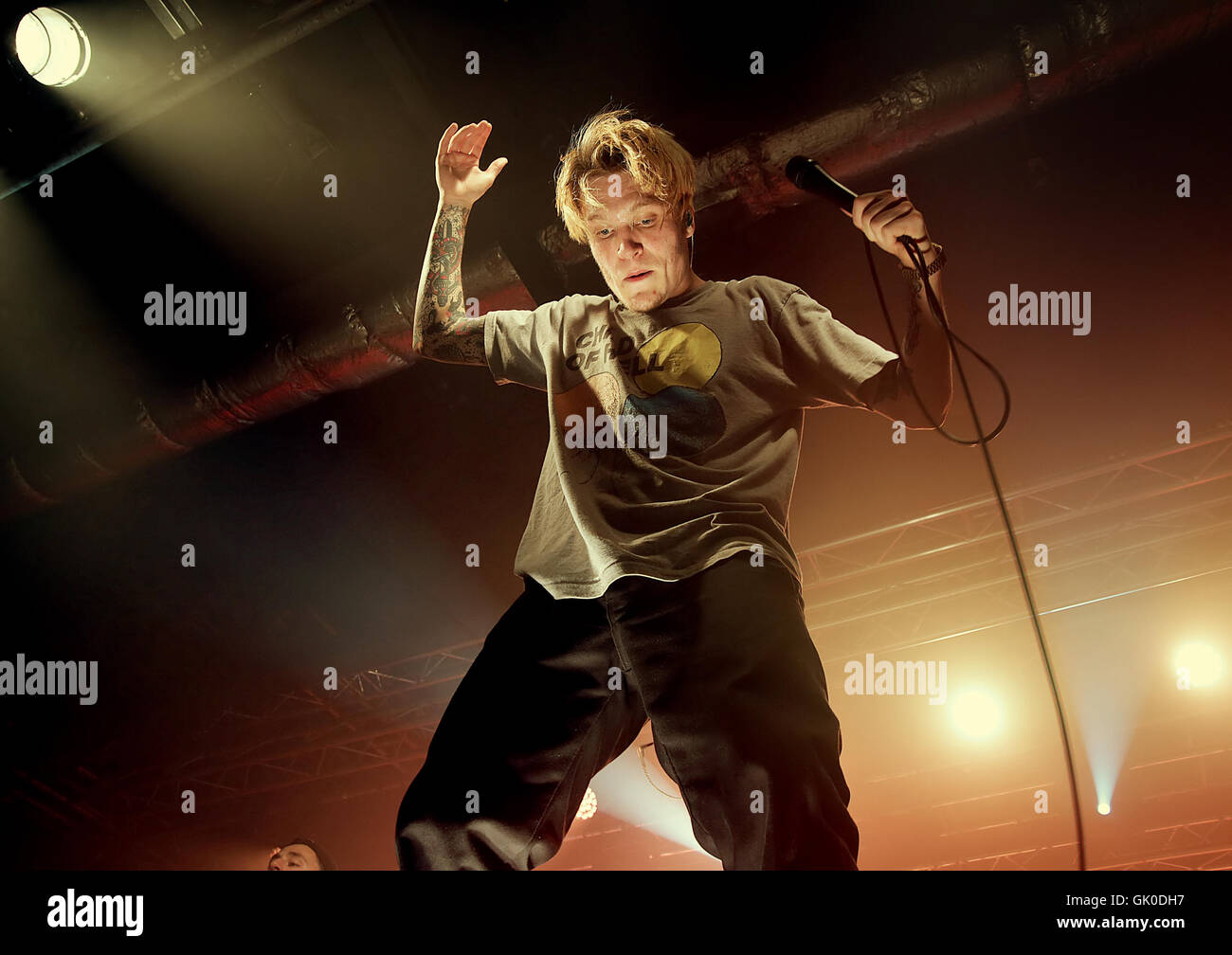 Neck Deep performing at Liverpool O2 Academy Featuring: Neck Deep, Ben ...