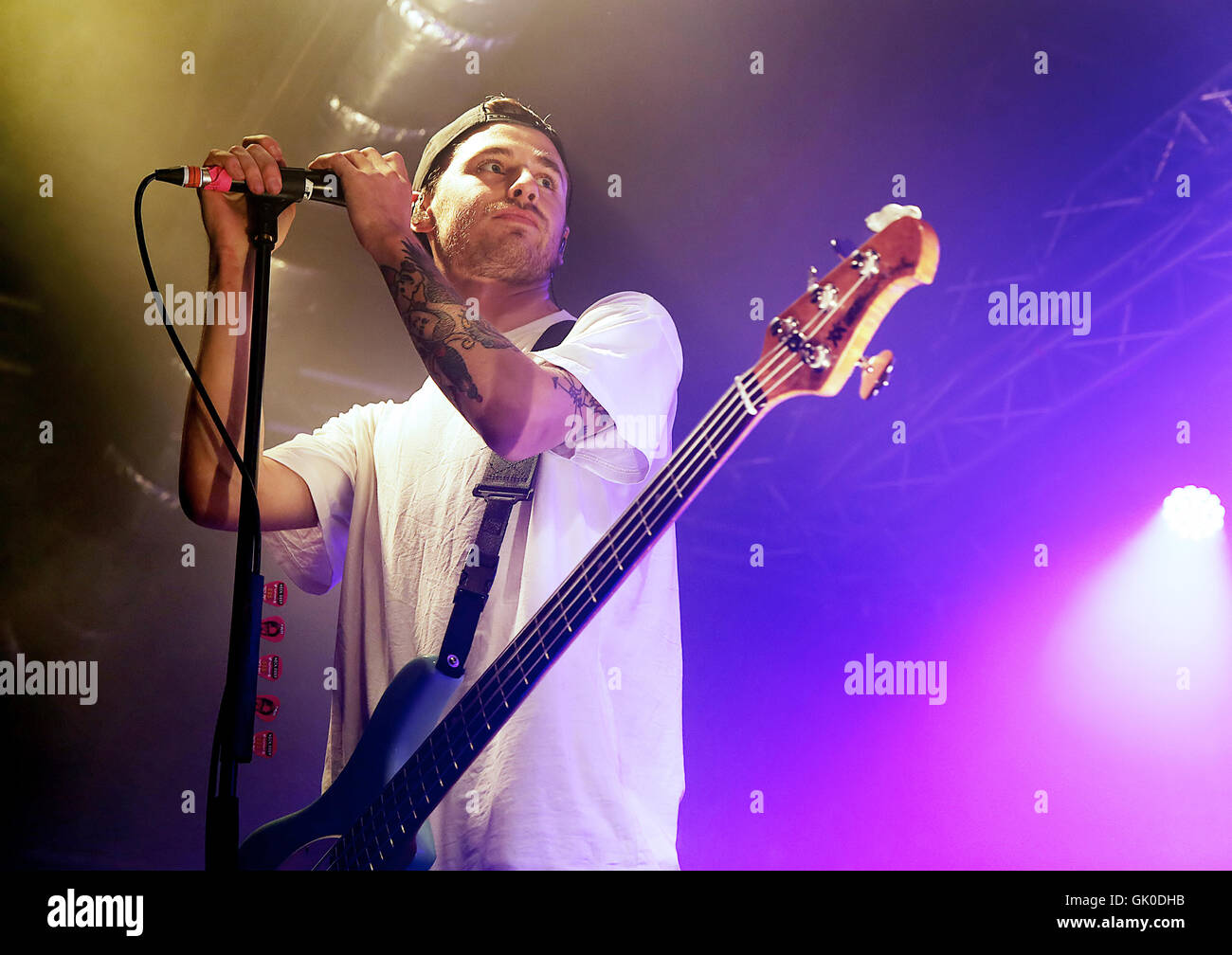 Neck Deep performing at Liverpool O2 Academy Featuring: Neck Deep, Fil ...