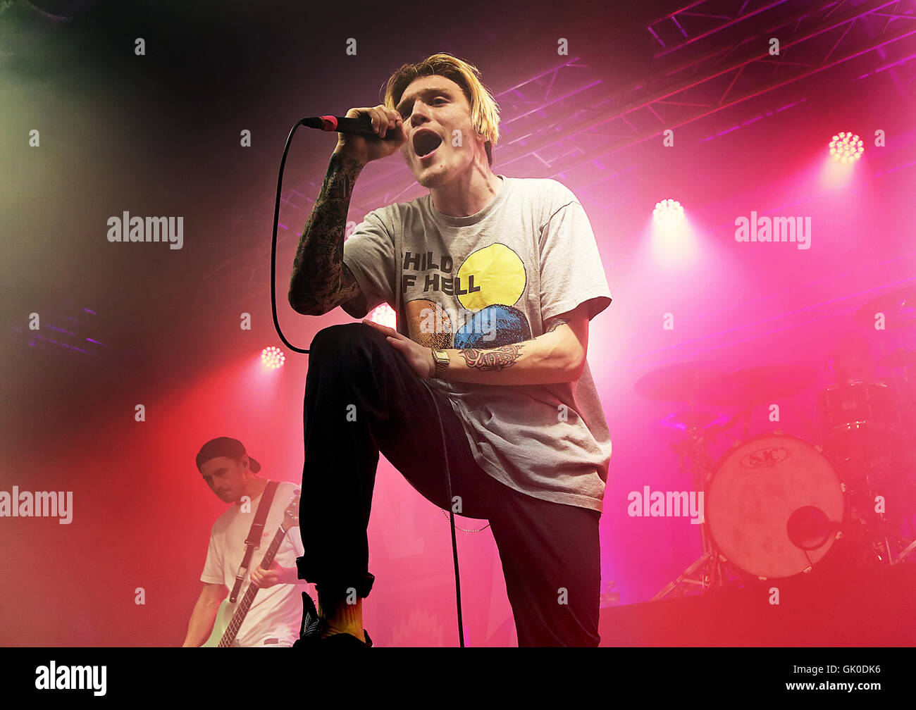 Neck Deep performing at Liverpool O2 Academy Featuring: Neck Deep, Ben ...